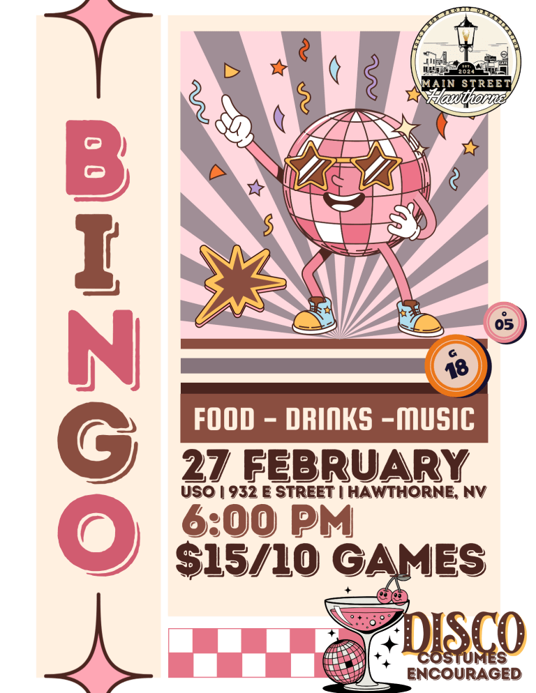 Disco Bingo by Hawthorne Main Street | BetterUnite