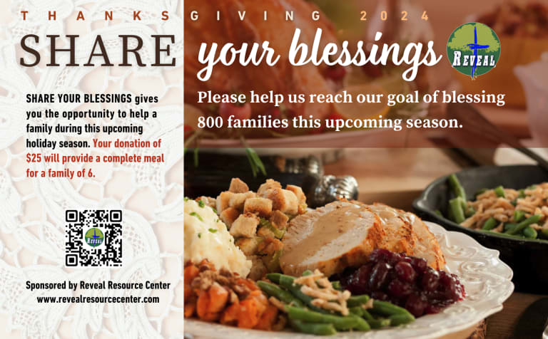 2024 Share Your Blessings by Reveal Resource Center | BetterUnite