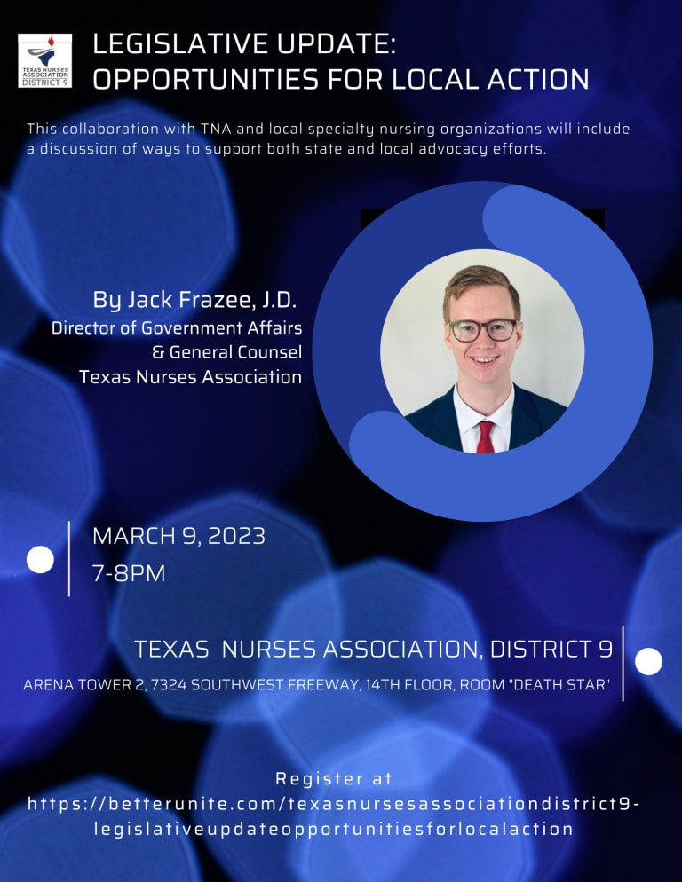 Legislative Update: Opportunities for Local Action by Texas Nurses ...