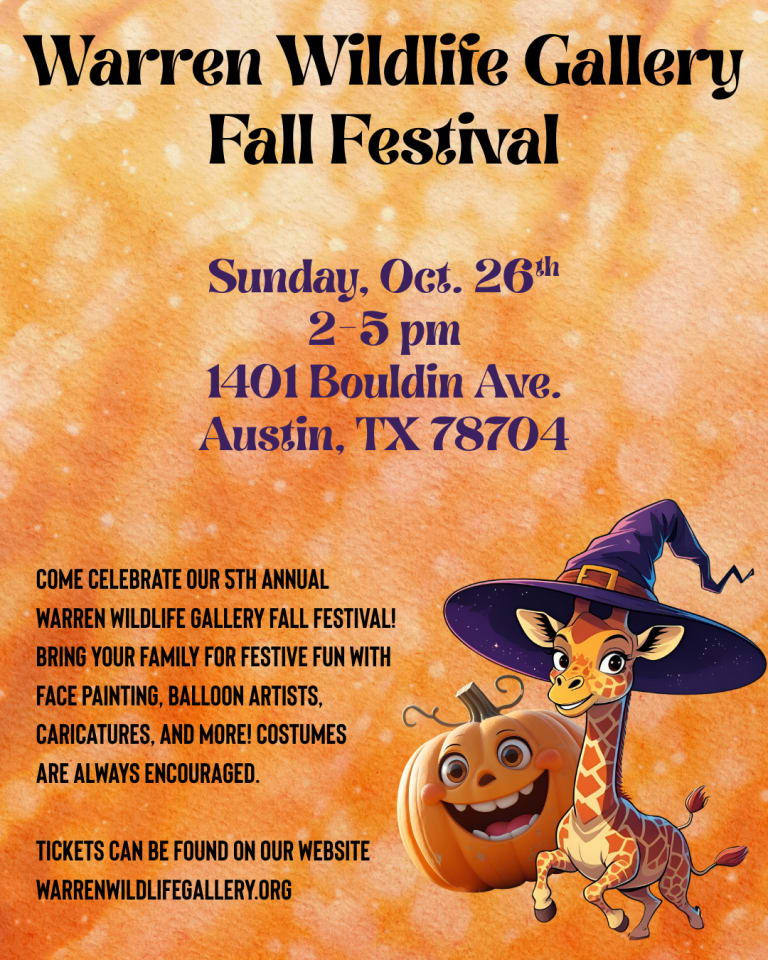 WWG 5th Annual Fall Festival by Warren Wildlife Gallery | BetterUnite