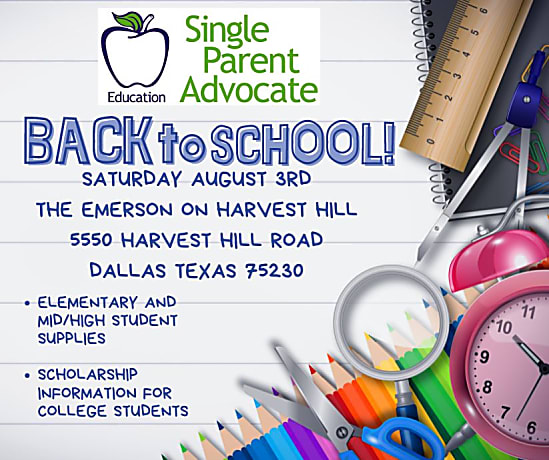 Back To School 2024 with Single Parent Advocate by Single Parent ...