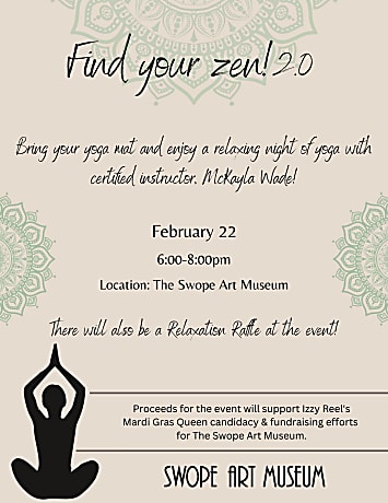 Yoga at the Swope to support Mardi Gras Queen Candidate Izzy Reel by ...