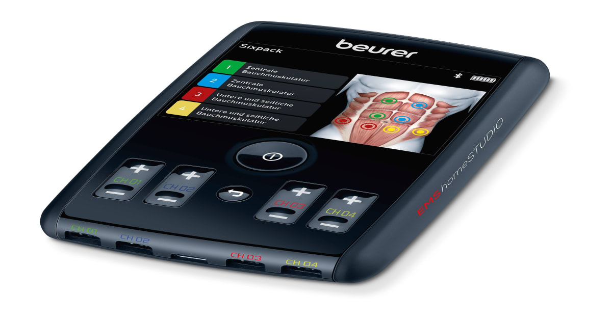 EM 95 Bluetooth® EMS homeSTUDIO muscle stimulation device for sale - Beurer