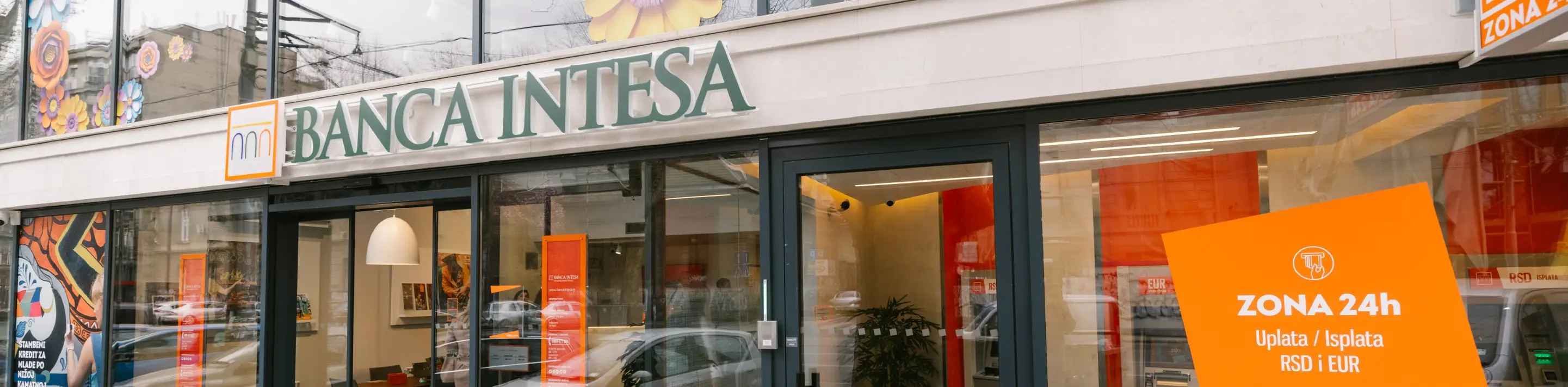 Lokacije ekspozitura i bankomata | Banca Intesa