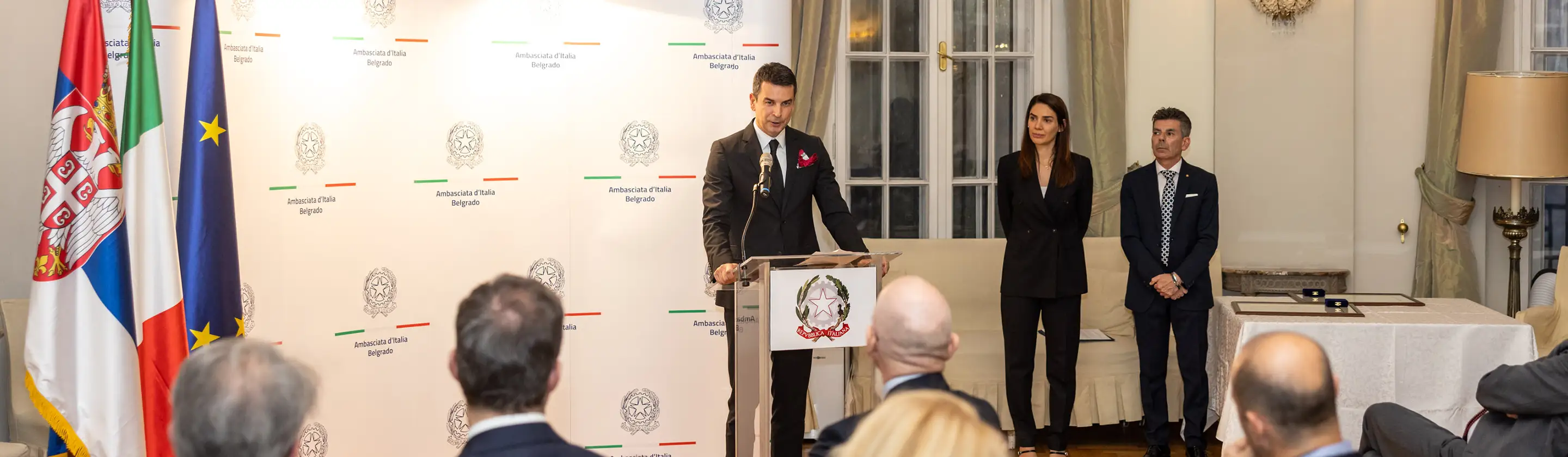 Darko Popović vitez Ordena italijanske zvezde