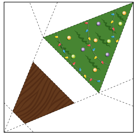 Folding Noël - Christmas tree