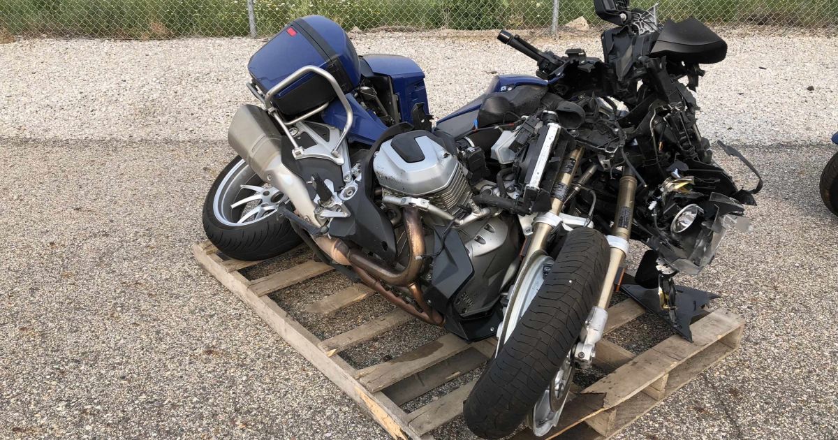 Tow Out 2020 BMW R1250 RTP Police Motorcycle Last Known 27,332 Miles # ...