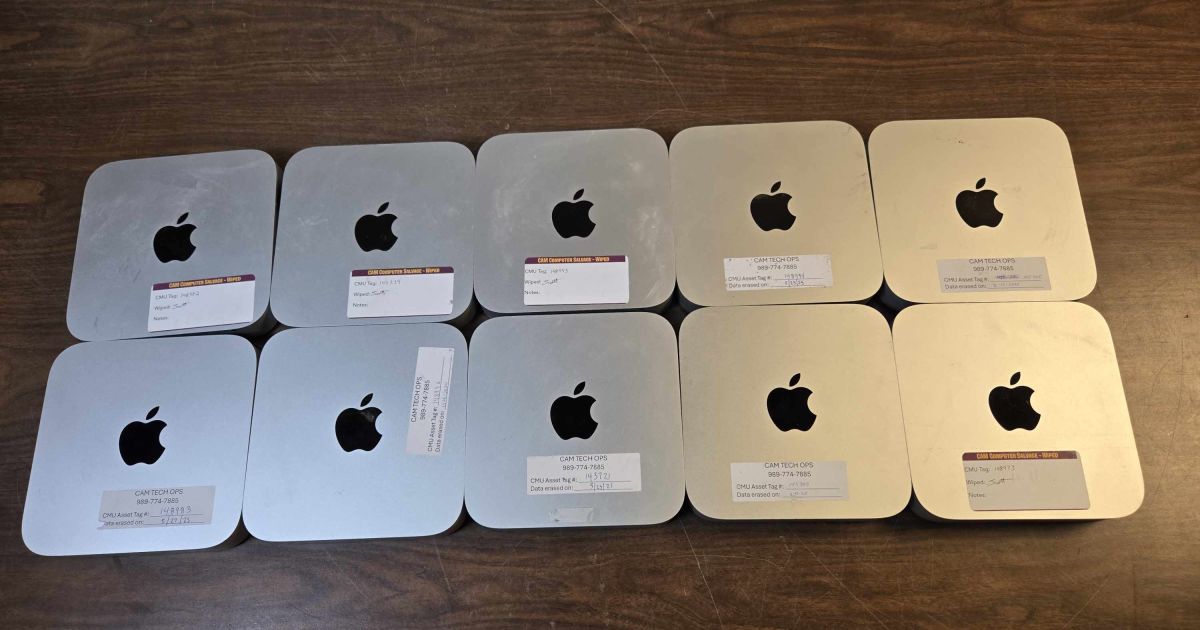 10 count - Apple Mac mini lot - FOR PARTS - BidCorp Auctions