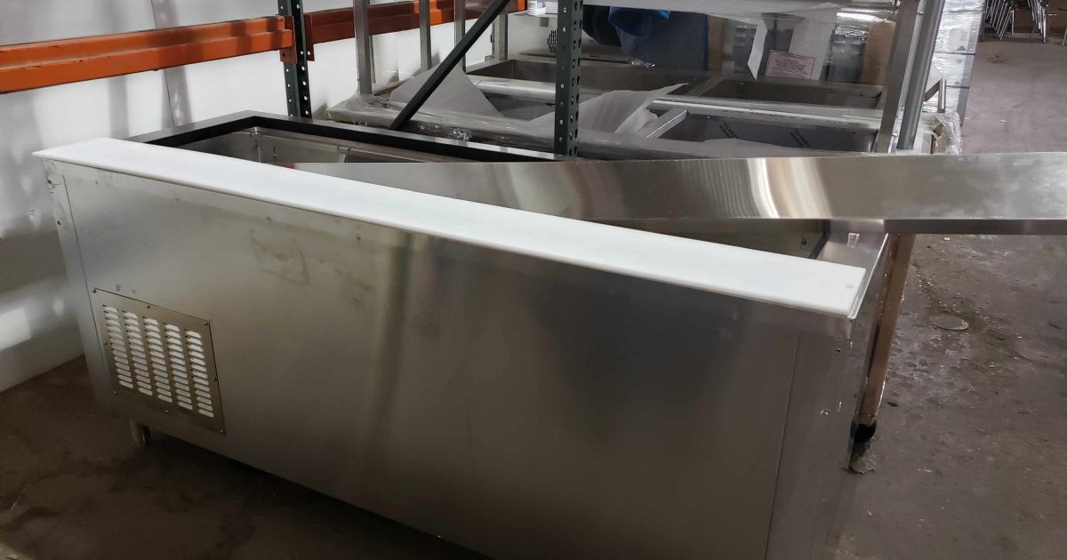 Refrigerated Cold Pan Table - Brand New! Never been used! - BidCorp ...