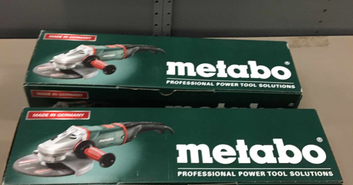 2 Metabo Pro power Tool Angle Grinder - BidCorp Auctions