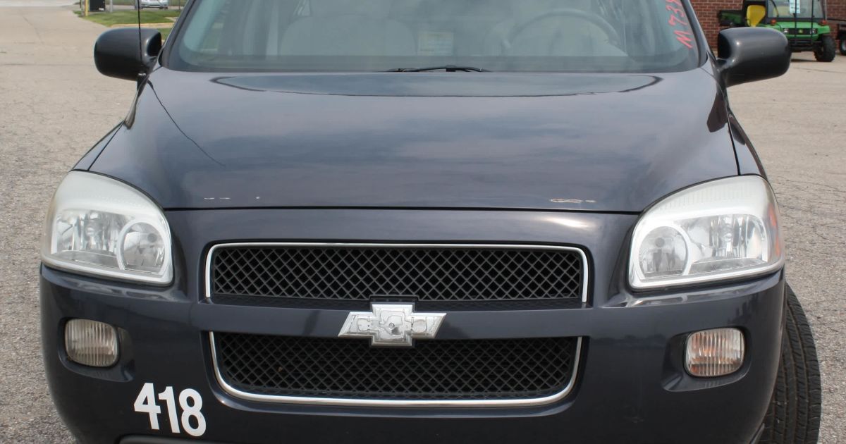 2008 Chevy Uplander LS 4DR Inmate Transport Van 68,905 Miles #M7394 ...