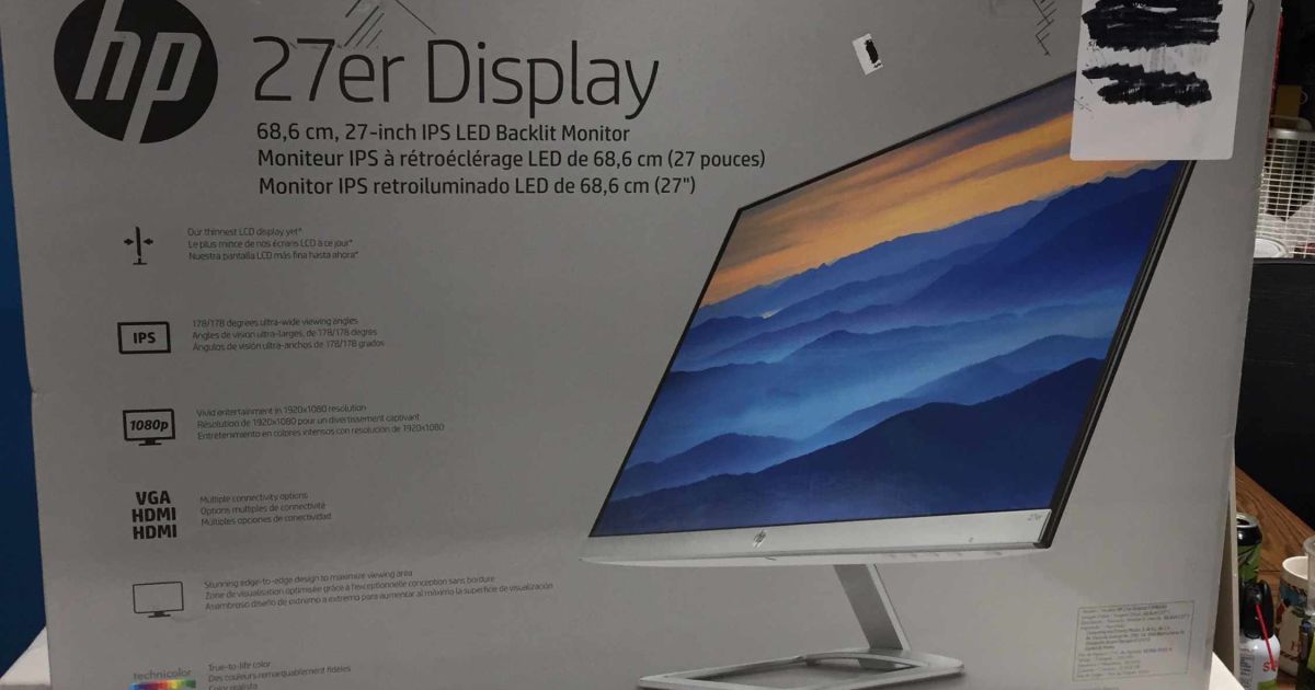 27-Inch HP Monitor - BidCorp Auctions