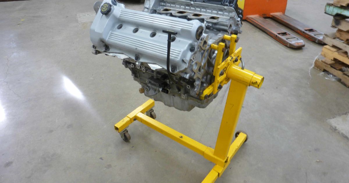 Engine Block with Stand - Oakland County