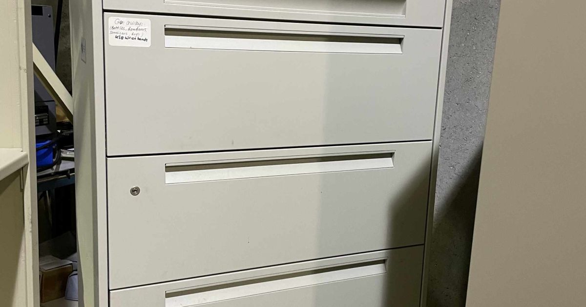 Lateral File cabinet 5 drawer - Oakland Community College