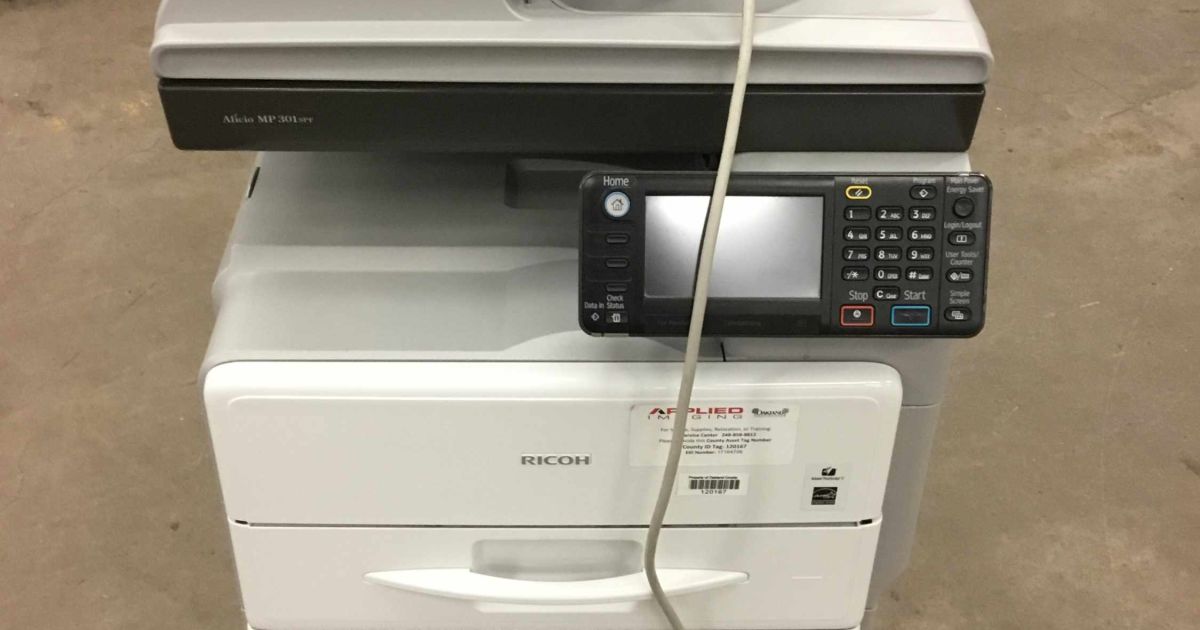 Aficio MP301 SPF - BidCorp Auctions