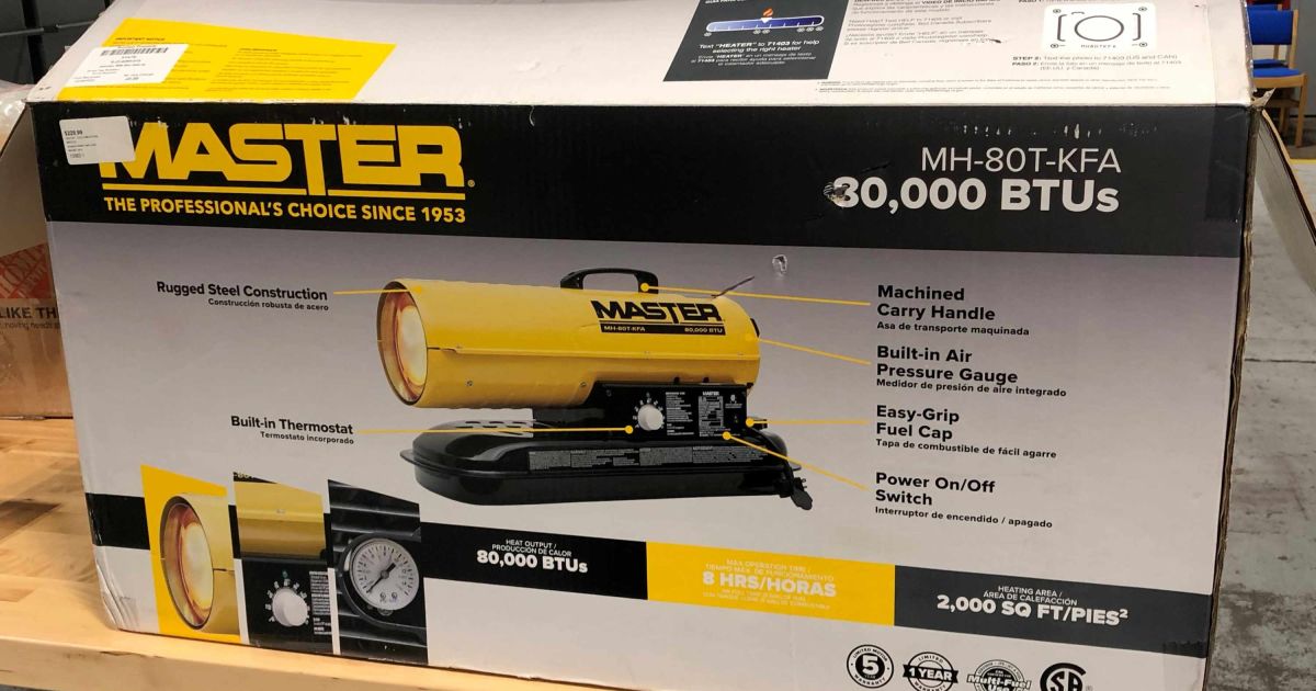 Master 80,000 BTU Heater - BidCorp Auctions