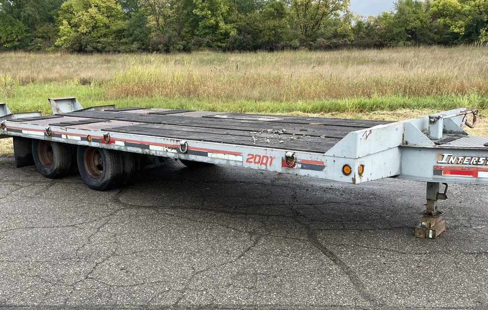 Tow Out 2000 Interstate 20DT Equipment Trailer – 10 Ton Offsite: Monroe ...