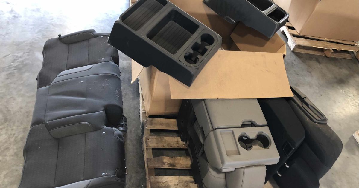 One Pallet of Automotive Seats and Consoles - BidCorp Auctions