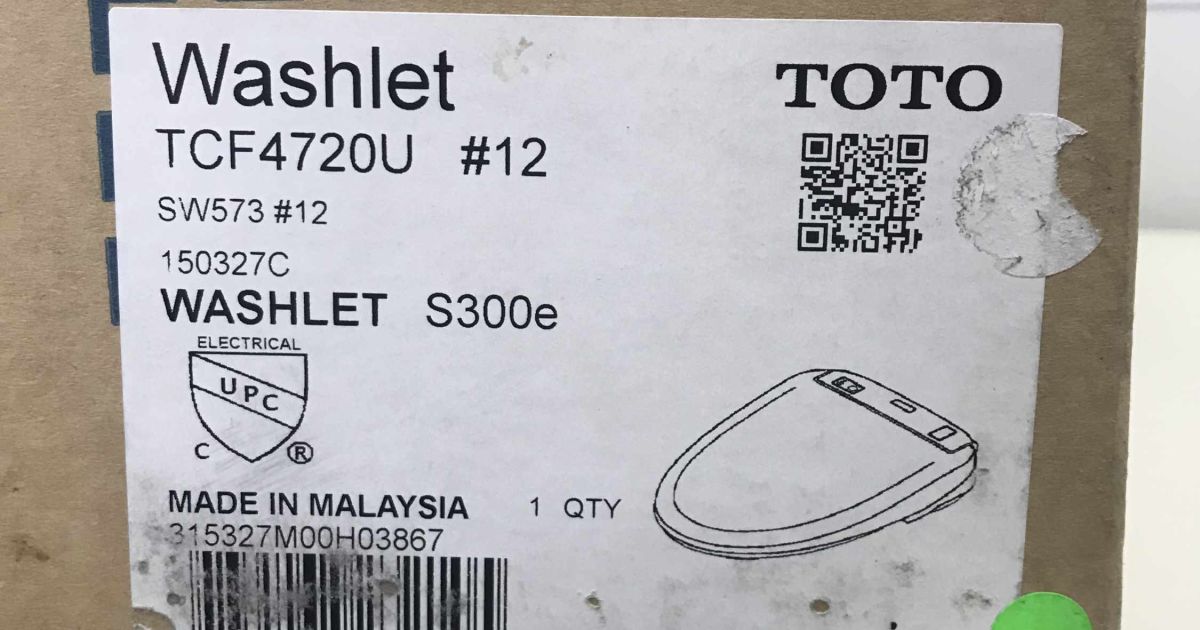 Toto Washlet S300e Bidet – Brand New In Box - BidCorp Auctions