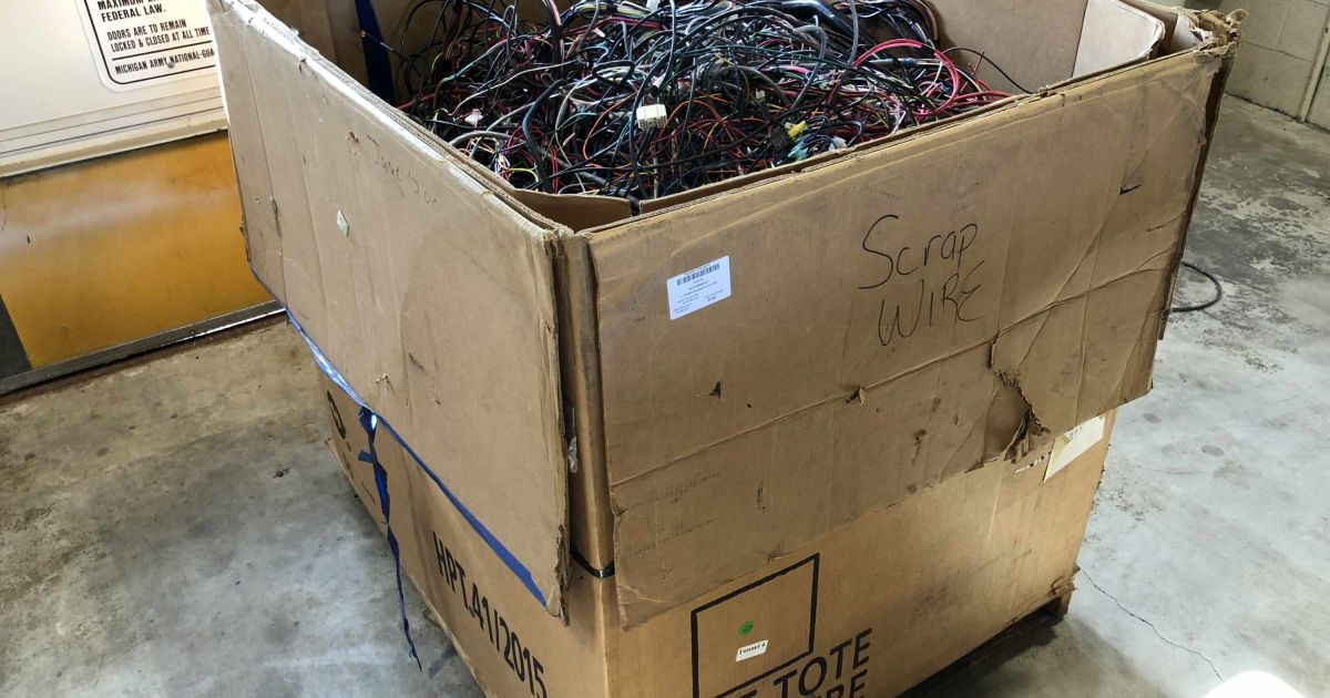 2 Pallets of Used Scrap Wire - MiBid Internet Auctions