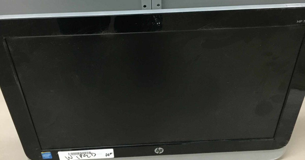 HP Black 19" All in one Desktop Computer 19-2113w - BidCorp Auctions