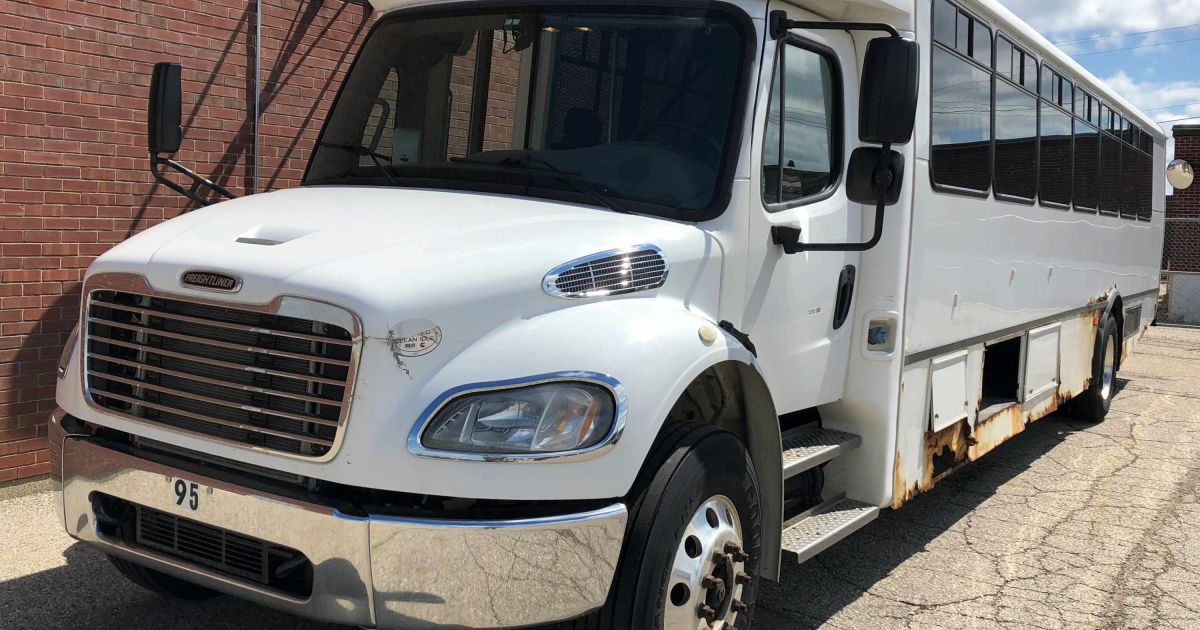 2014 Freightliner Diesel Inmate Transport Bus #S2562 - MiBid Internet ...