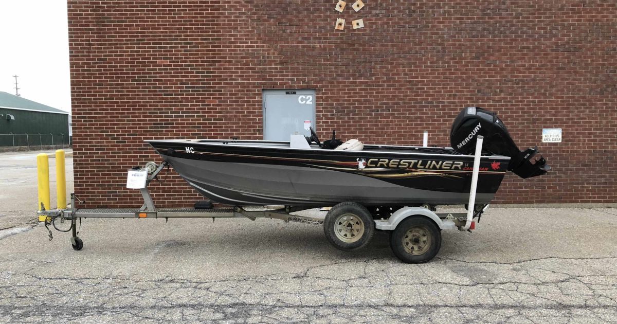 2009 Crestliner 14’ Aluminum Boat with Trailer and Motor (MC6153 ...