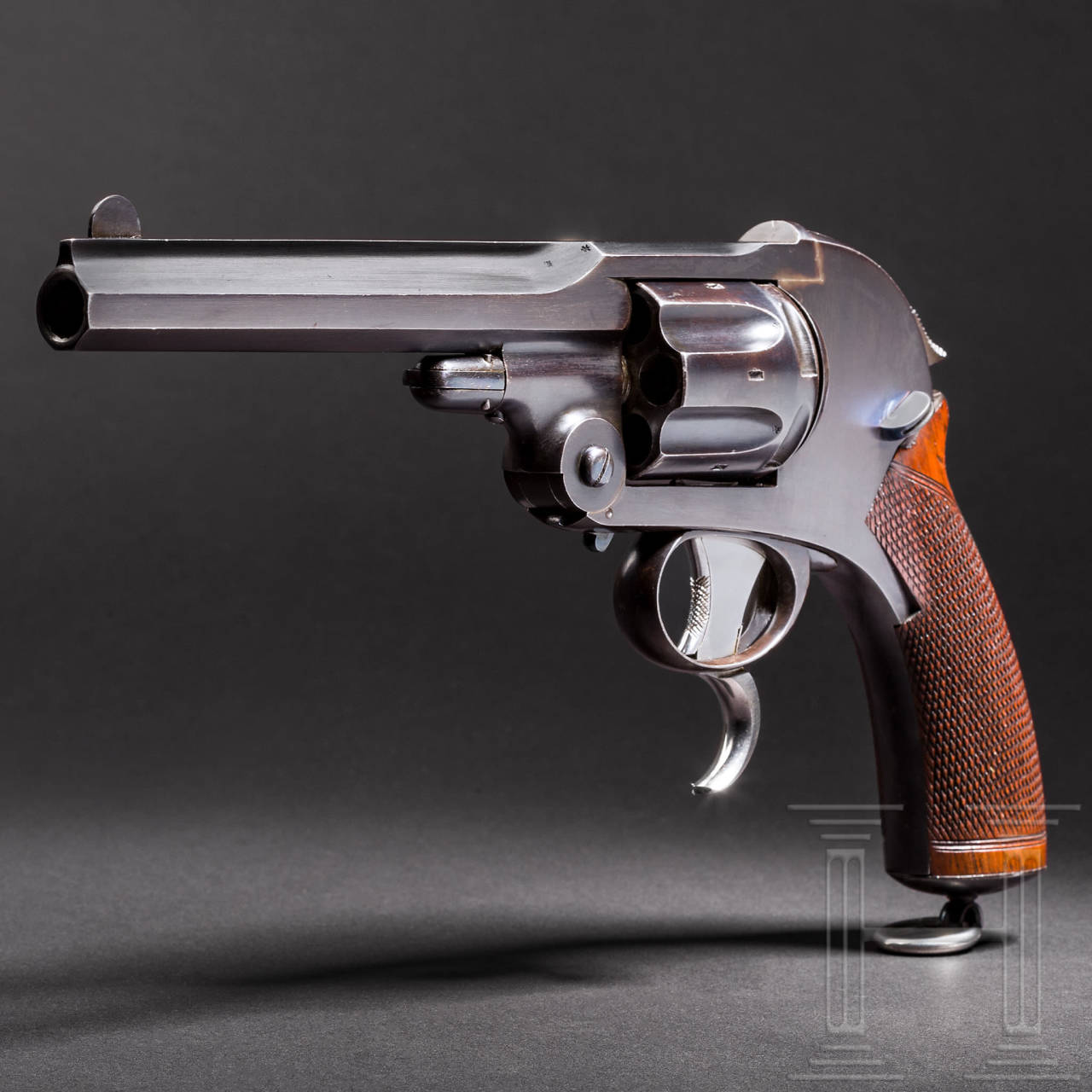 Revolver Konstruktion Schlund, Kynoch Gun Factory Aston, Prototyp 1885 ...