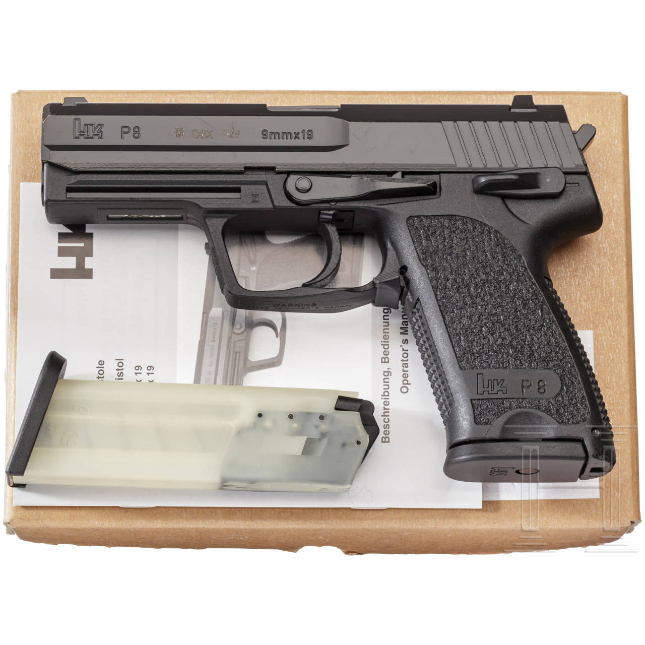 Heckler & Koch P 8, Combat-Testwaffe der Bundeswehr, im Karton ...