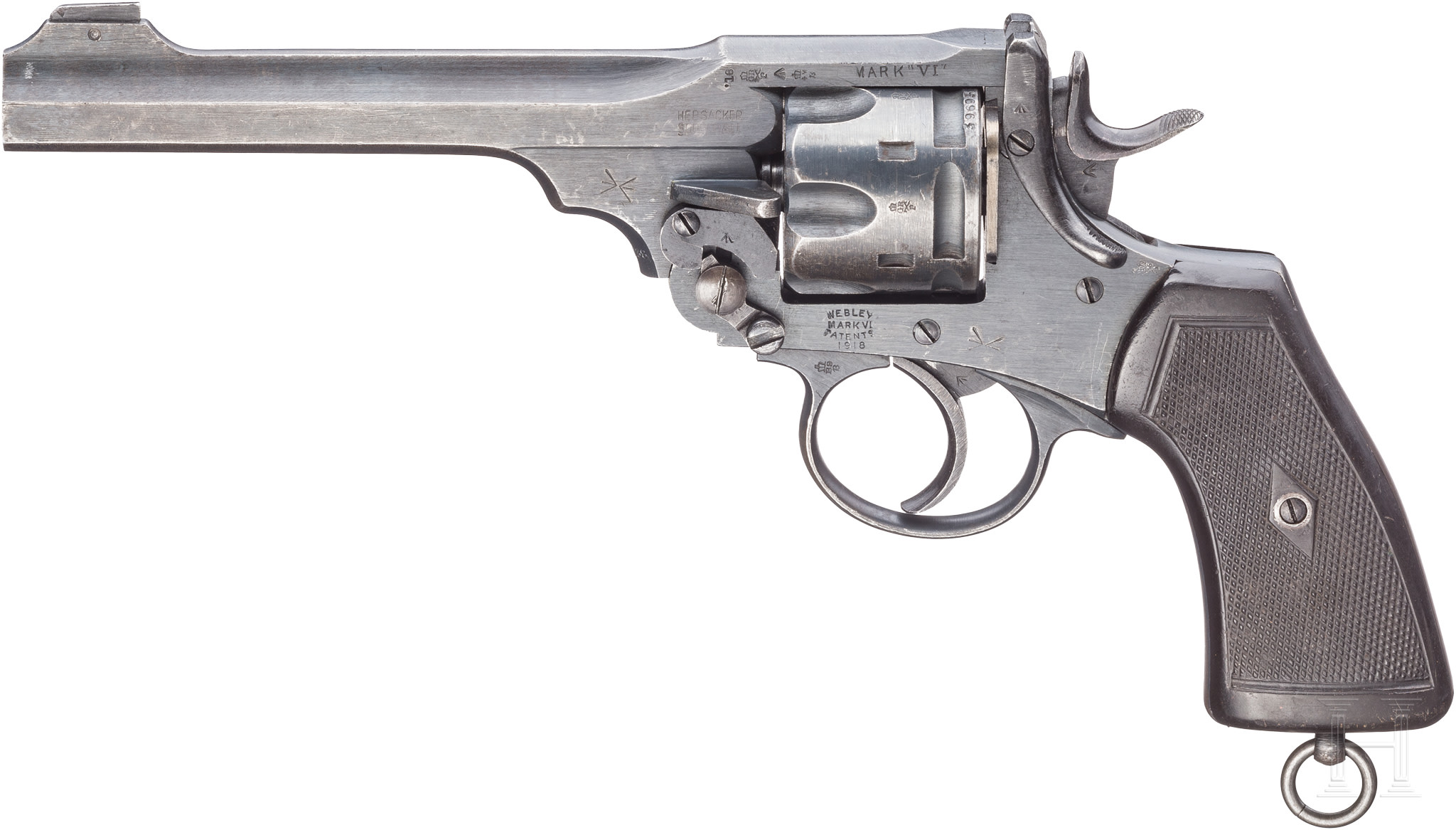 Webley Mark VI Service Revolver with Shoulder Stock Attachment ...