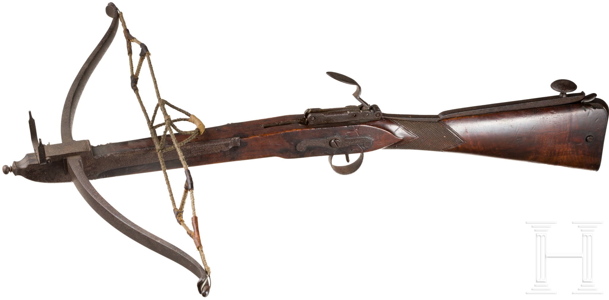 English bullet crossbow by Harcourt at Ipswich, early-19th century ...