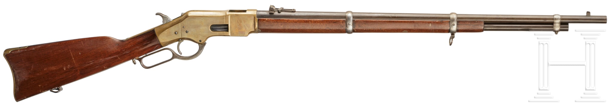 Lever action rifle Winchester Mod. 1866 Musket, USA, 1870 | Barnebys