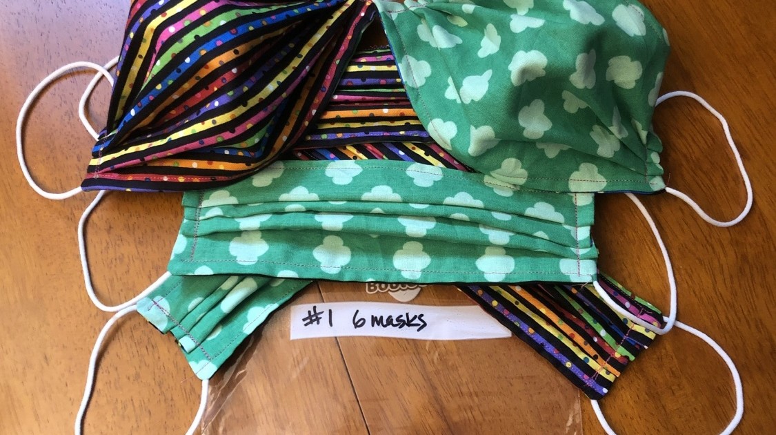 Colorful Girl Scout Masks | virtualbenefit | Bid Now - ☑