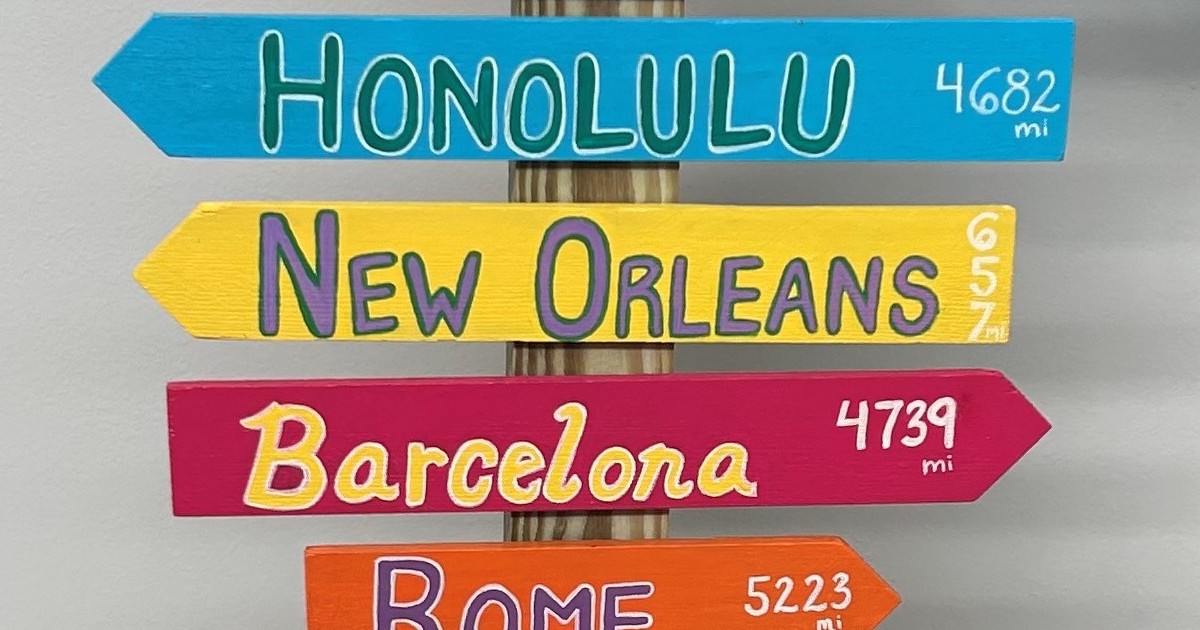 Custom Destination SIgn | icsgala2024 | Bid Now - ☑ $35 ...