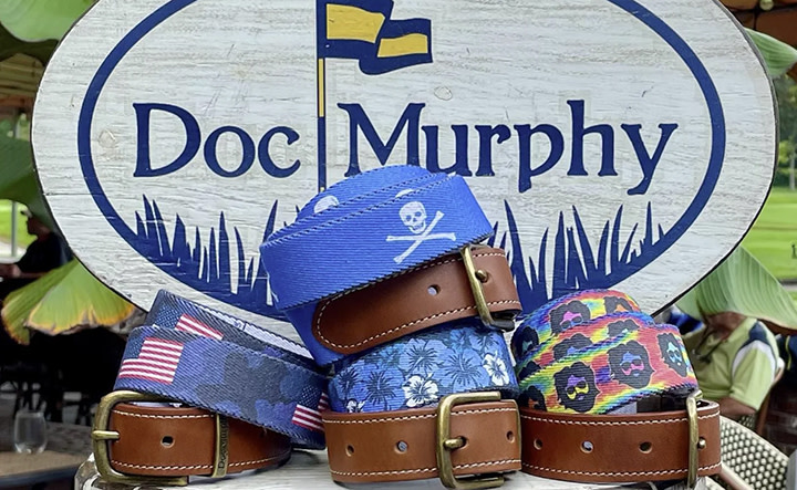 Doc Murphy Custom Golf Belt | techline2024 | Bid Now - ☑