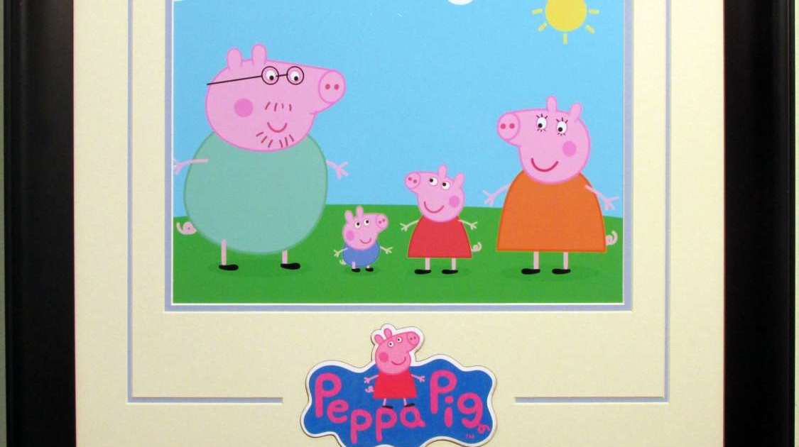 Peppa Pig animation art | tcdm | Bid Now - ☑ $200 ...
