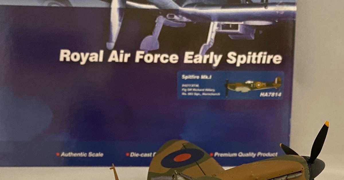 Royal Air Force Spitfire model | 2021armyheritage | Bid Now ...