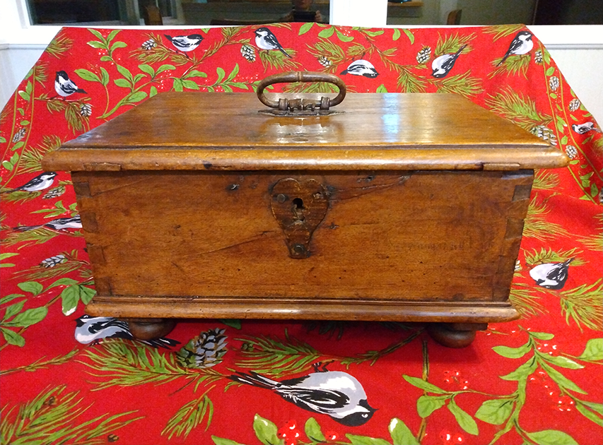 Antique French Walnut Document Box | wfw | Bid Now - ☑ $56 ...