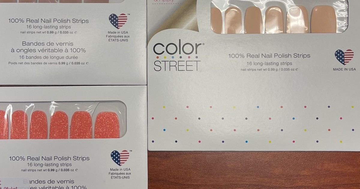 Color Street Nail Polish Strips | opy | Bid Now - ☑ $25 ...