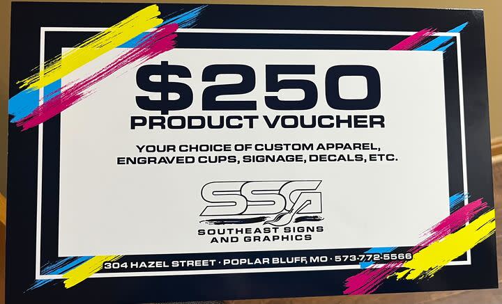 Southeast Signs & Graphics $250 Voucher | banquet2024