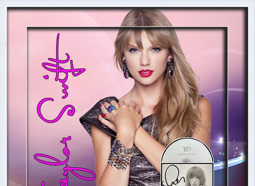 Taylor Swift Autograph Album Custom Framed Masterpiece | usl ...
