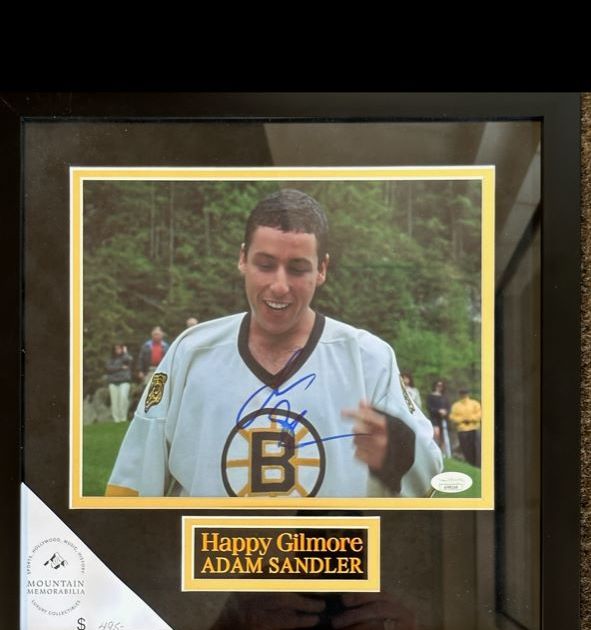 Adam Sandler - Happy Gilmour Signed Photo - Framed | golf23 ... Adam Sandler - Happy Gilmour Signed Photo - Framed | golf23 ...