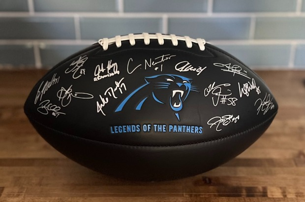 Carolina Panthers Legends Signed Ball | epilepsyreach | Bid ...