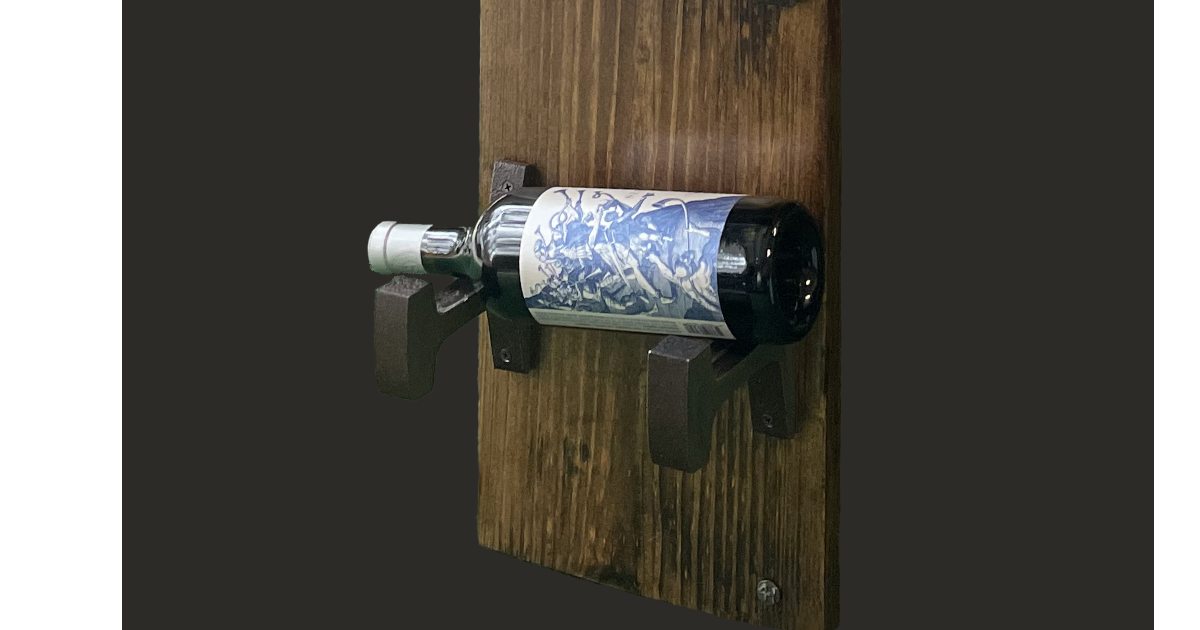RailRoad Track Wine Rack | pinecrest2024 | Bid Now - ☑ $25 ...