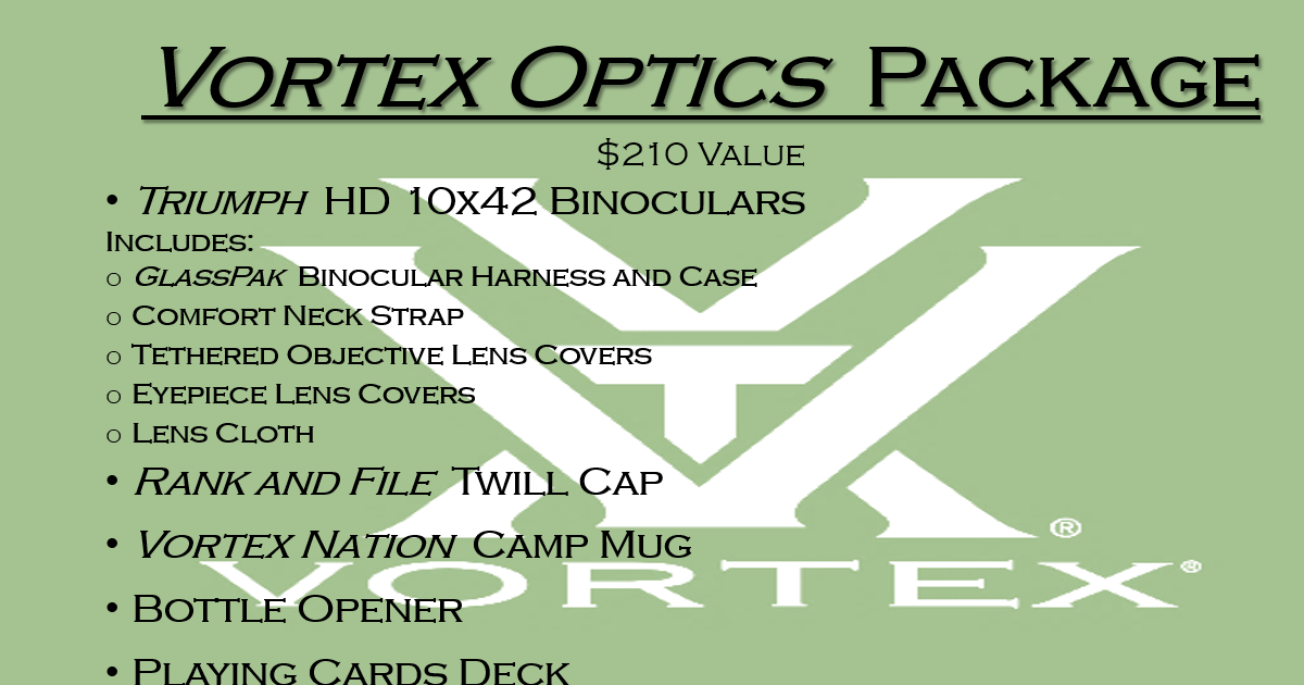 Vortex Optics Package | pta2025 | Bid Now - ☑ $133 ...
