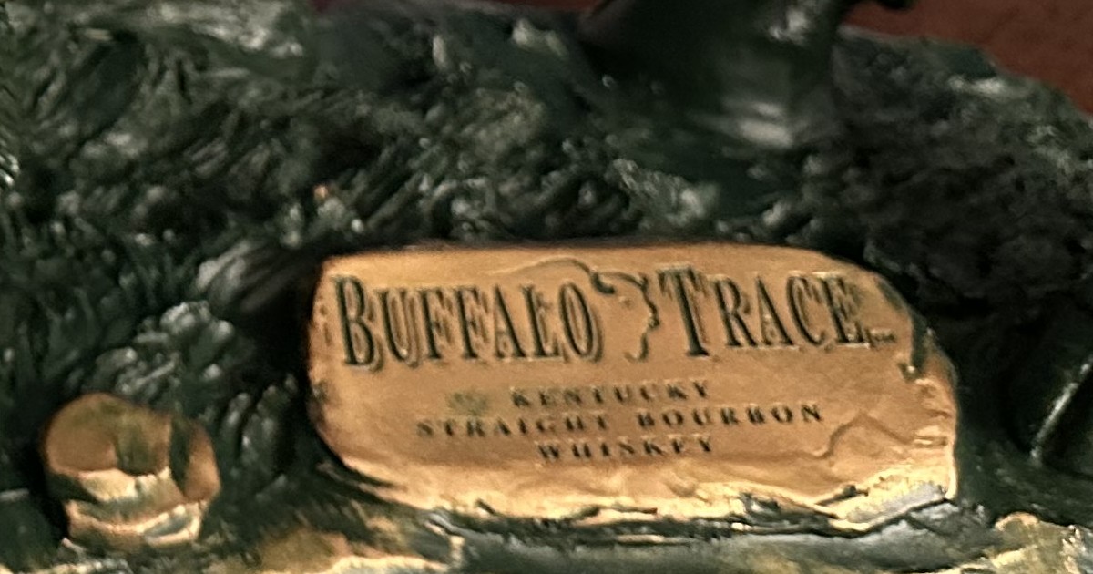 Buffalo Trace Benny the Buffalo Large Statue | map23 | Bid N ...