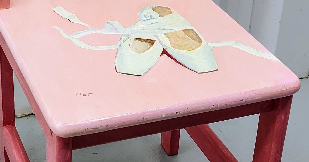 Pink Ballet Chair | pca2025 | Bid Now - ☑ $57 ...