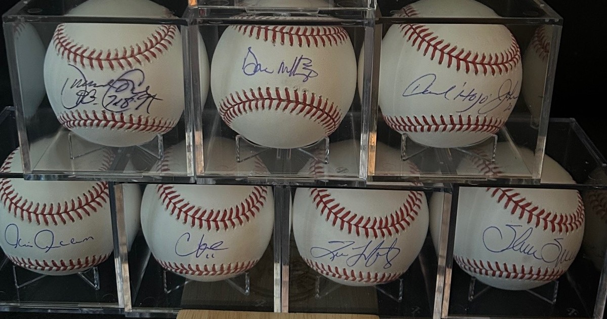 New York Yankees Autographed Baseballs | aficionado2025 | Bi ...