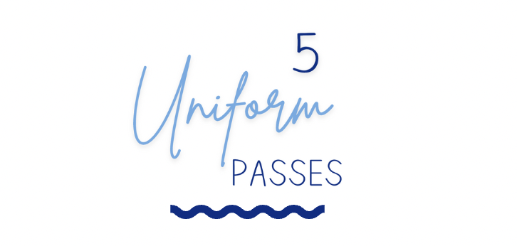 Pack of 5 PES Uniform Passes – Dress Down in Style!