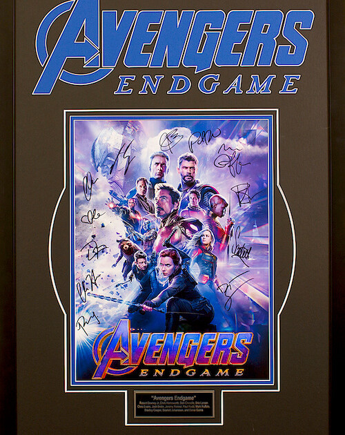 “Avengers: Endgame” Autographed Movie Poster